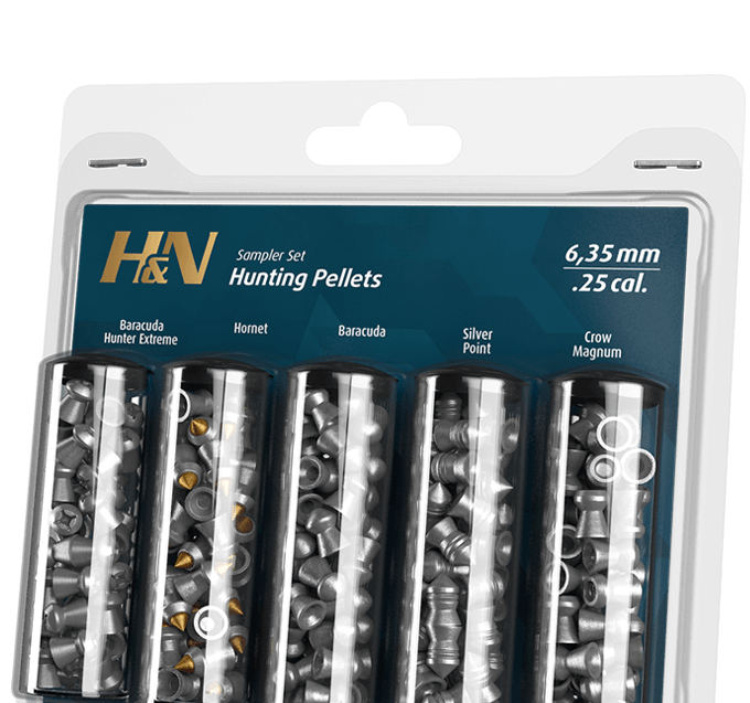 Silver Point .25 cal. » H&N Air Gun Pellets (Hunting)